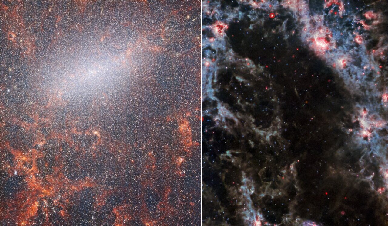 Slider tool (NIRCam and MIRI images) | ESA/Webb