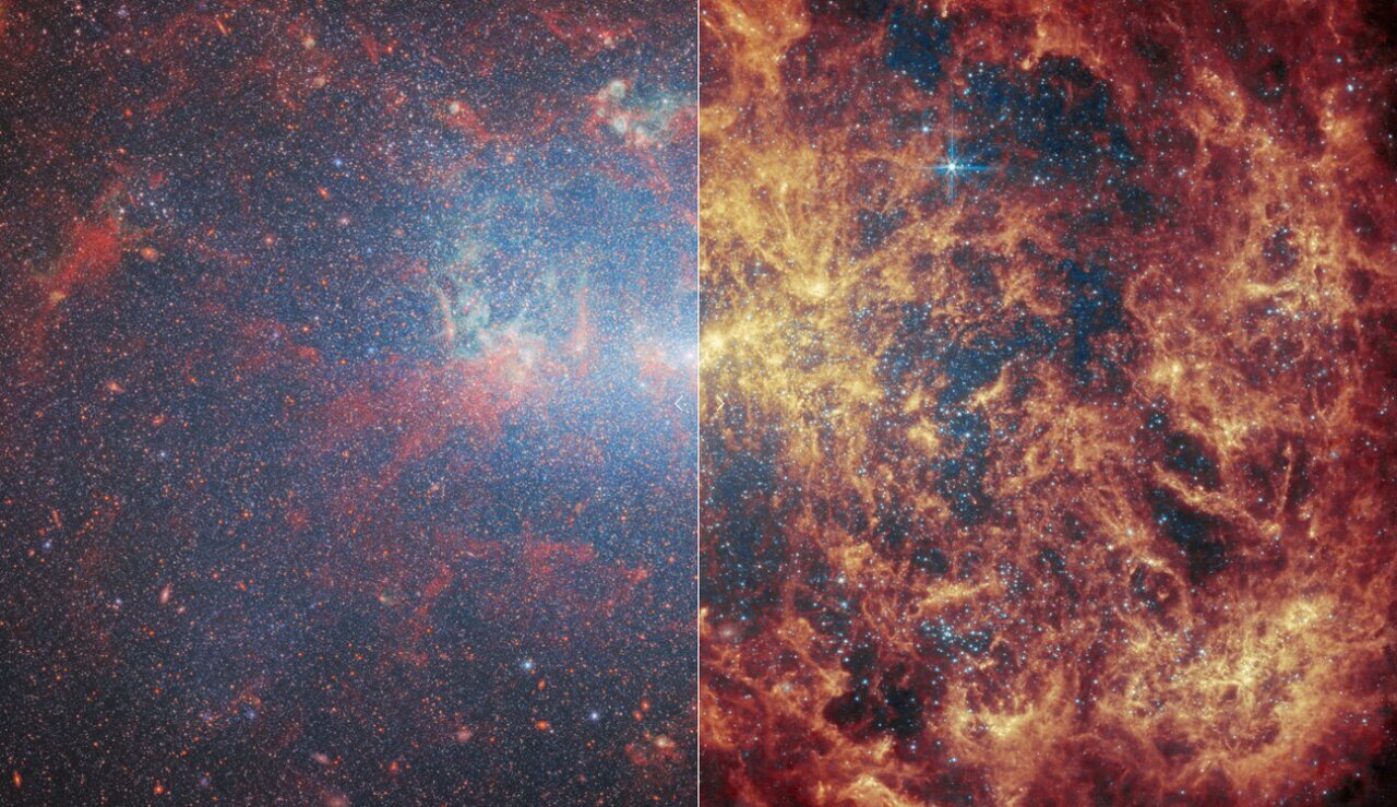 Webb’s views of NGC 4449 | ESA/Webb