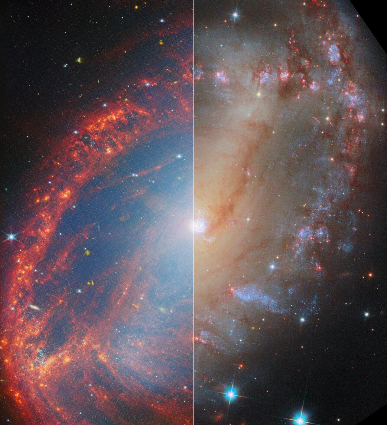 Eye to eye with a local galaxy | ESA/Webb