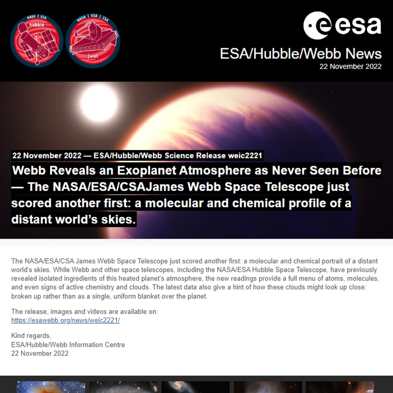 ESA/Webb
